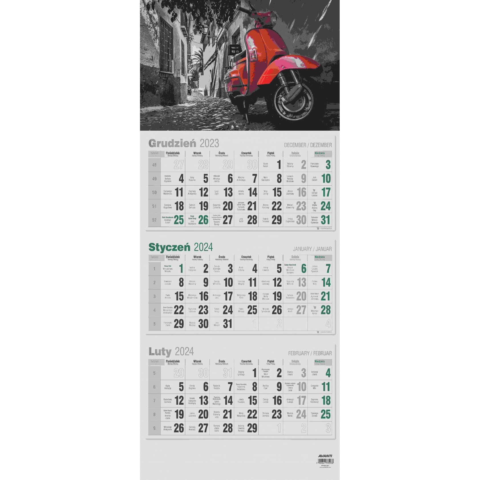 Calendar 2024, Avanti, Hartie - eMAG.ro
