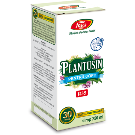 Plantusin pentru Copii, sirop tuse, cu fructoza, 250 ml - eMAG.ro