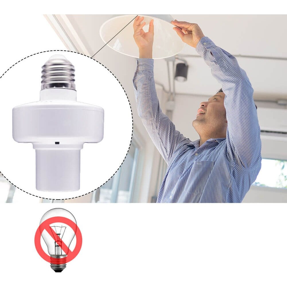 Adaptor bec inteligent, suport pentru lampa cu baza, telecomanda, WiFi ...