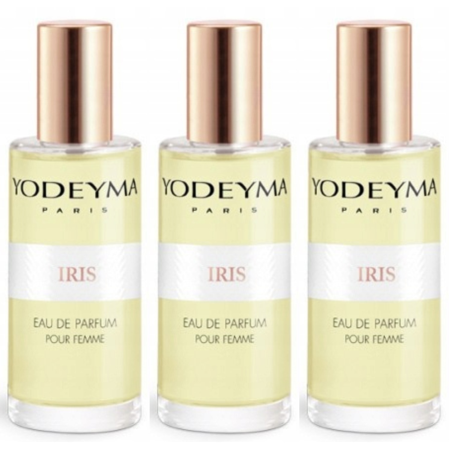 Set apa de parfum dama Yodeyma, Iris, 15ml, 3 buc - eMAG.ro