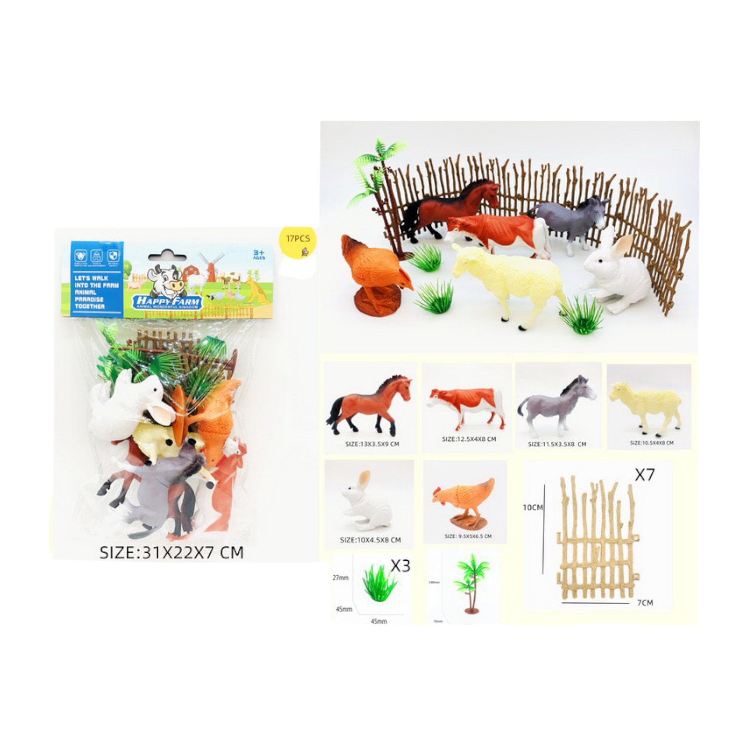 Set animale domestice, 6 figurine si accesorii - eMAG.ro