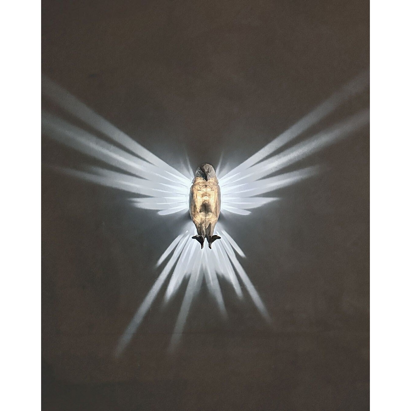 Fali lámpa, Eagle modell, 3D, szürke színű, fehér fény - eMAG.hu