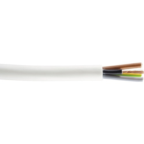 Cablu Myym (H03vv-f) 4x0, 75 Mm² Alb, Inel 100m - eMAG.ro