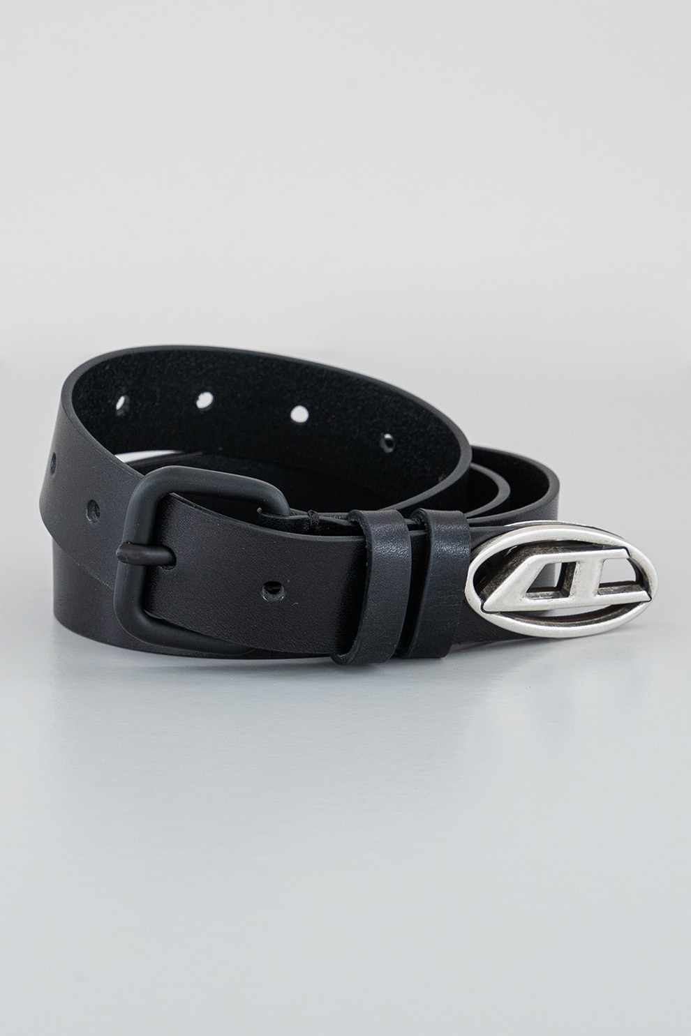 Diesel, Curea unisex din piele, Negru, 80 - eMAG.ro