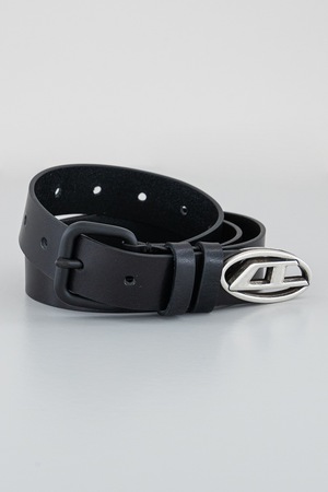 Diesel, Curea unisex din piele, Negru, 80 - eMAG.ro