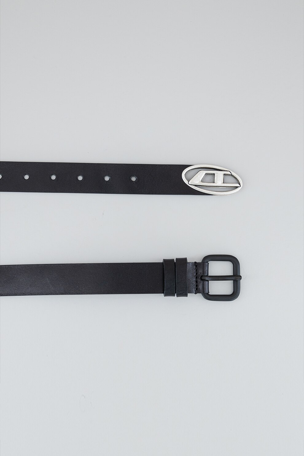 Diesel, Curea unisex din piele, Negru, 80 - eMAG.ro