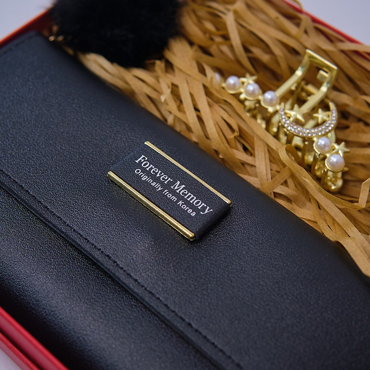 Комплект Forever Memory, с портфейл от екологична кожа и аксесоар за ...