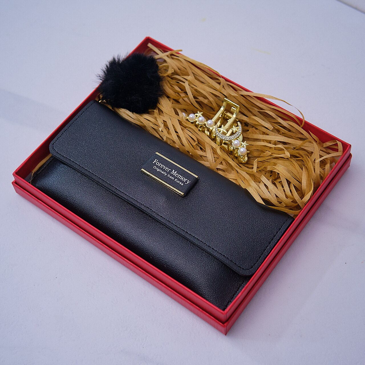 Комплект Forever Memory, с портфейл от екологична кожа и аксесоар за ...