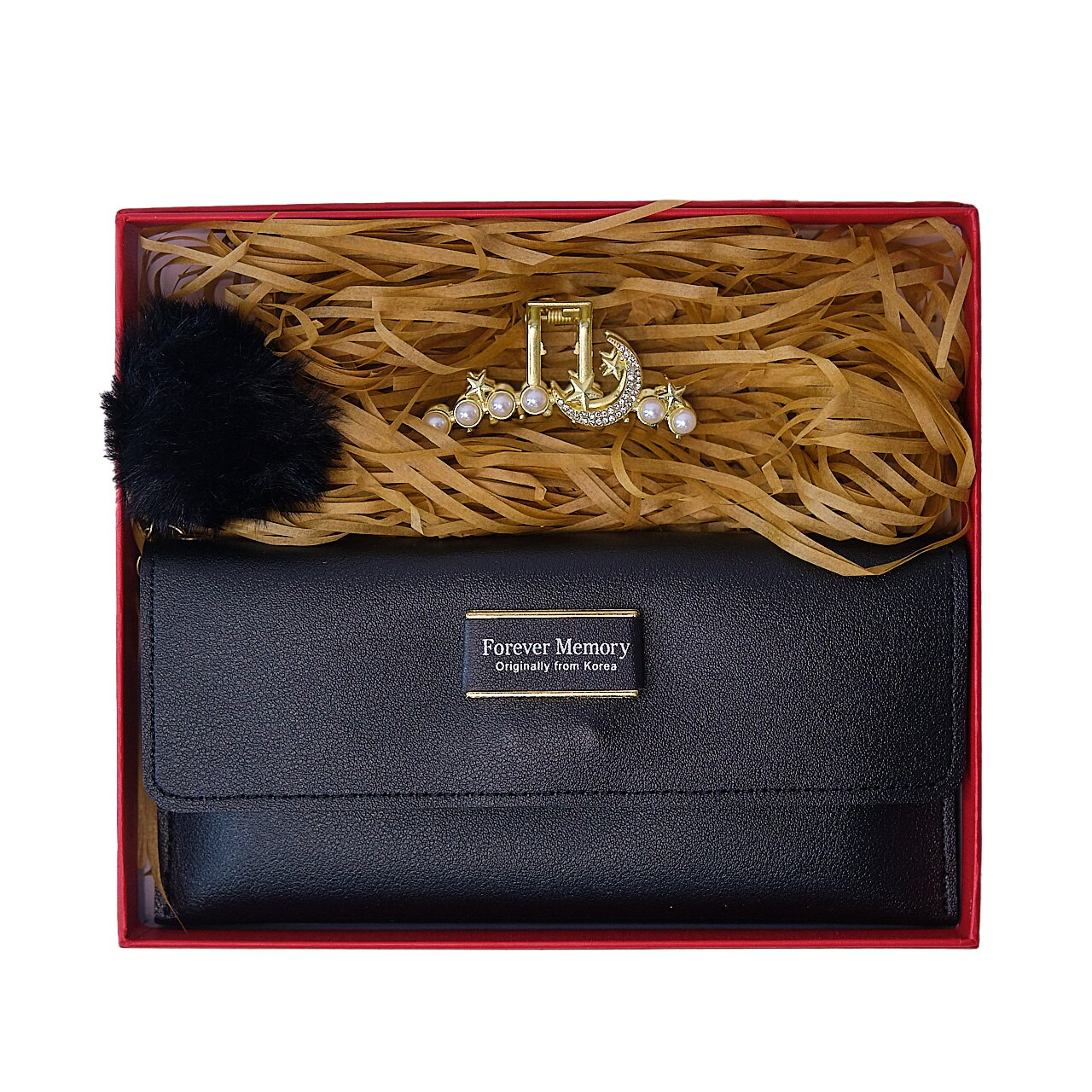 Комплект Forever Memory, с портфейл от екологична кожа и аксесоар за ...