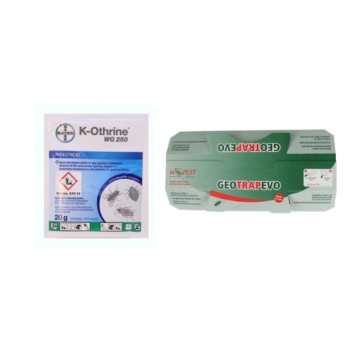 Set Insecticid profesional Bayer K-Othrine WG 250 anti gandaci, purici ...