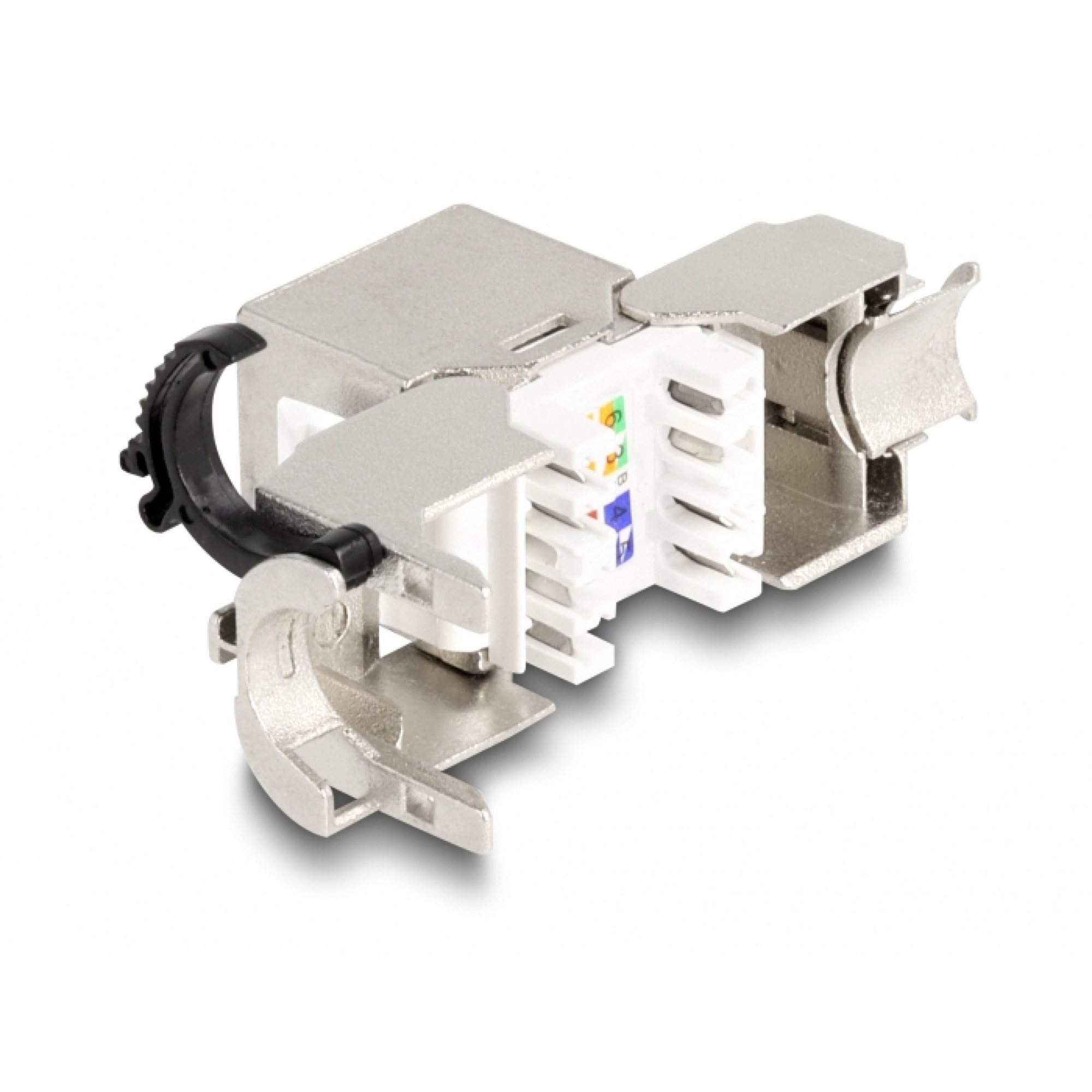 Conector Keystone RJ45 LSA Cat.6A STP cu clema de blocare, Delock 88020 ...