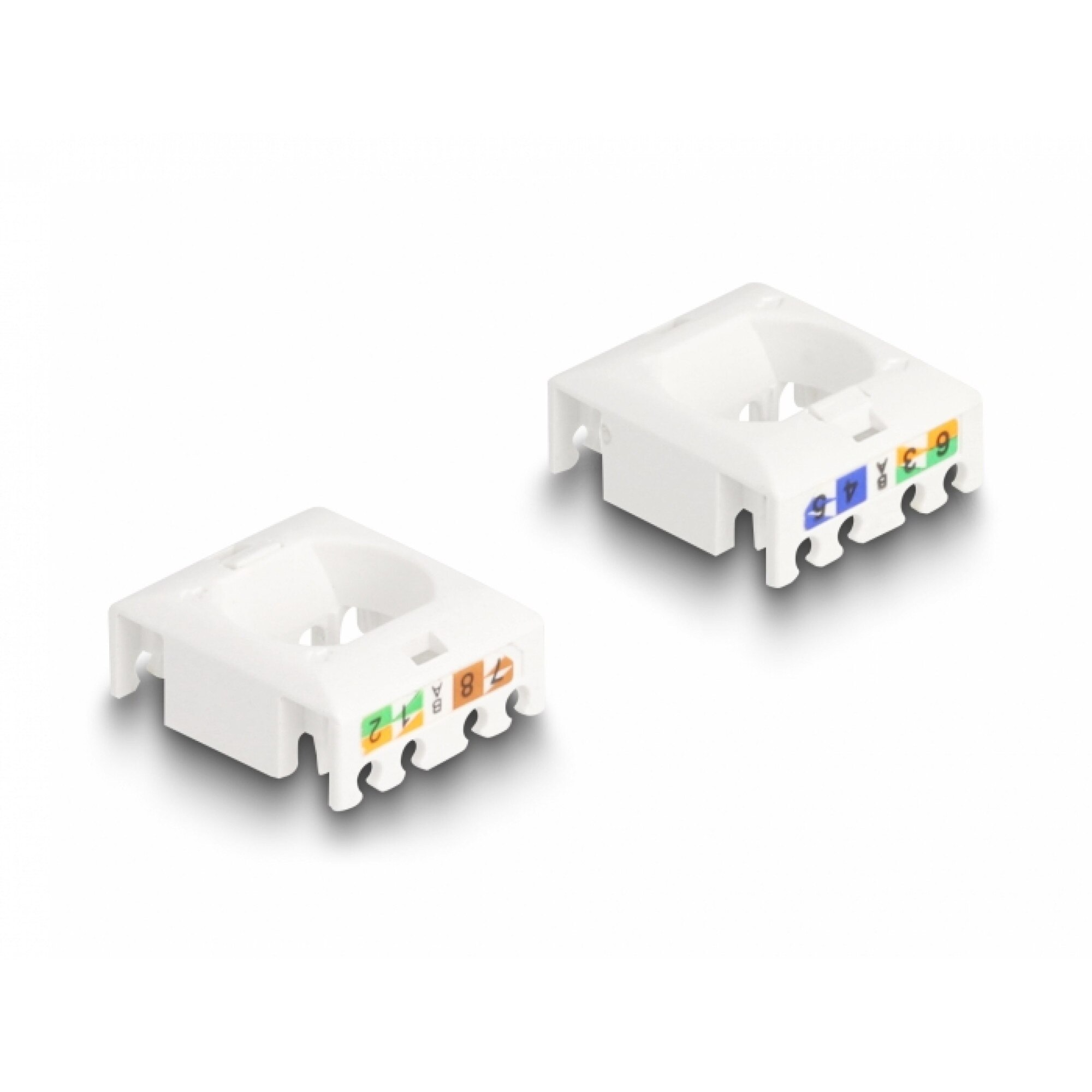 Conector Keystone RJ45 LSA Cat.6A STP cu clema de blocare, Delock 88020 ...