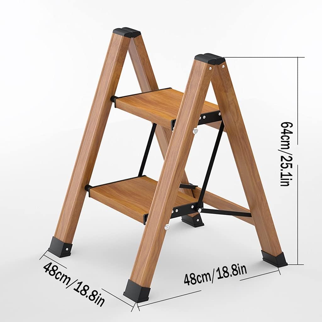 Scara Pliabila din Aluminiu, cu 2 Trepte Late, Bigshot, Maxim 150 Kg ...