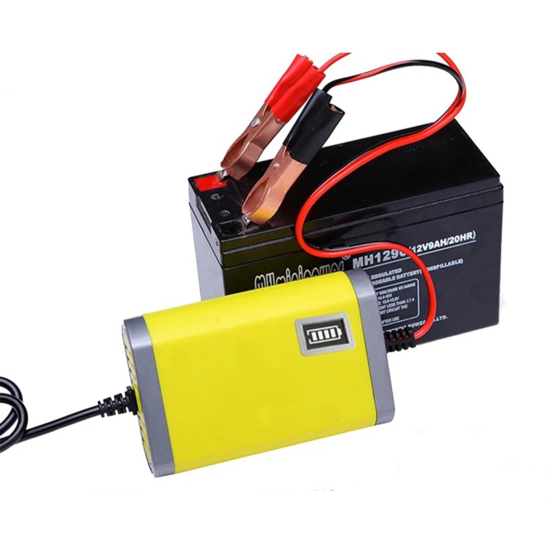 Incarcator automat inteligent 12V 2A pentru baterie cu gel plumb acid ...