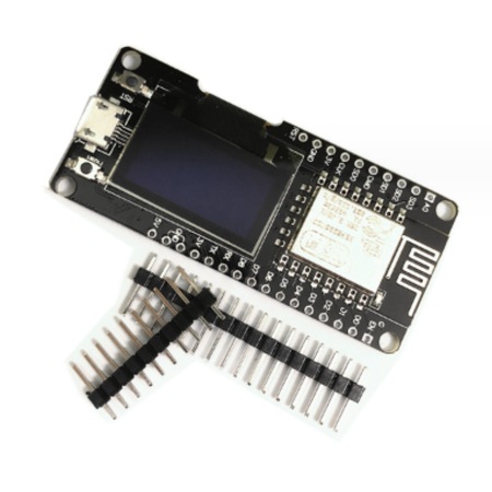 Placa de dezvoltare NodeMCU ESP8266 cu ecran OLED de 0.96 inch, modul WiFi ESP-12F CH340, si ...