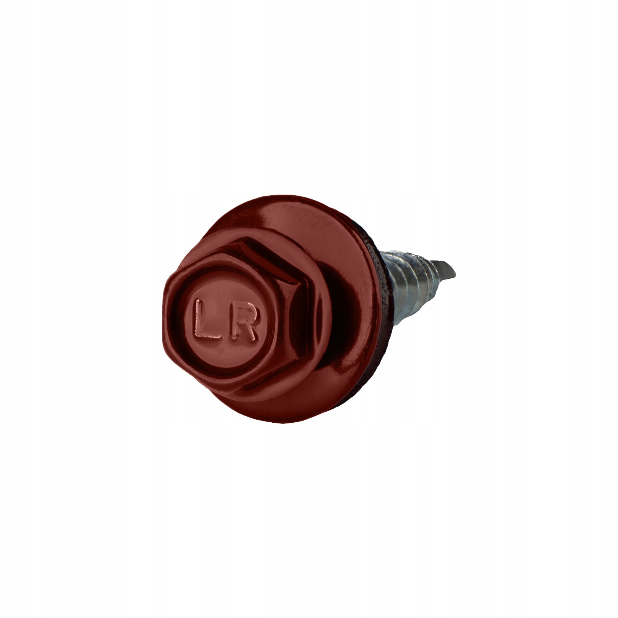 Set 250 Suruburi autoforante 4,8x35 mm, RAL 3009, cu saiba, pentru ...