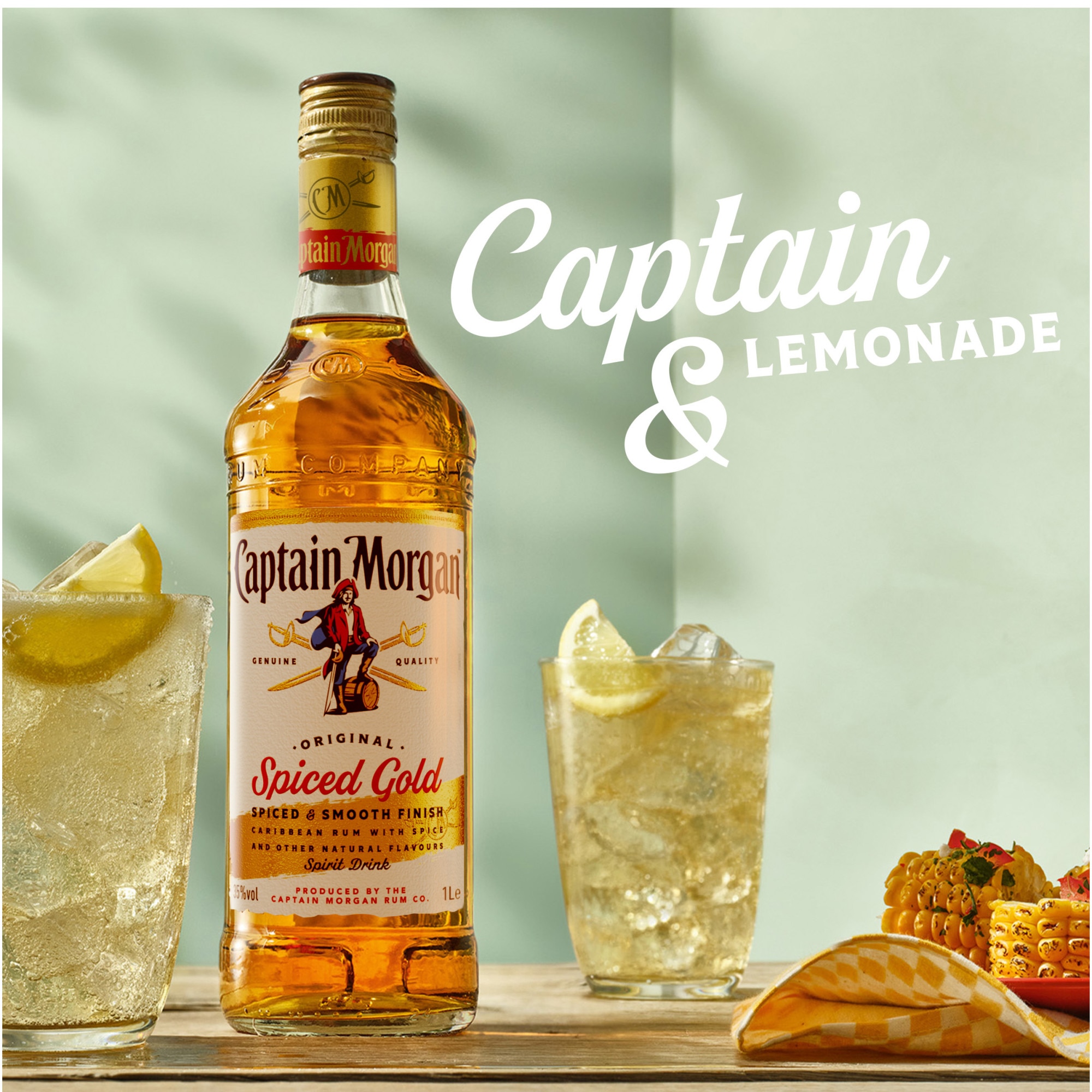 Rom Captain Morgan Original Spiced Gold, 1l - eMAG.ro