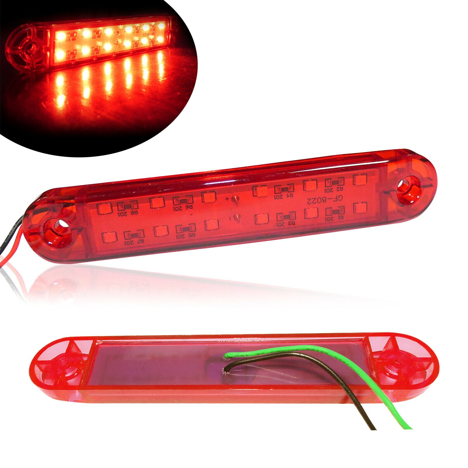 LED lampa cu 12 diode pentru camion, remorca, furgoneta, caravana ...