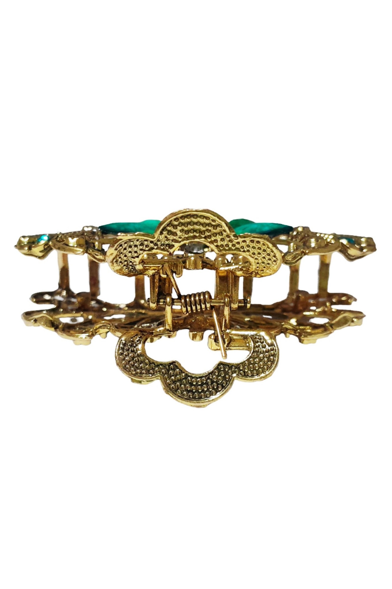 Clama de par in forma de Paun, Vintage, 7 cm, Turcoaz, 85BJ - eMAG.ro