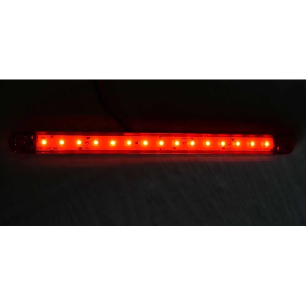 Lampa laterala gabarit cu 15 SMD LED, 12V-24V, camion, remorca, rulota ...