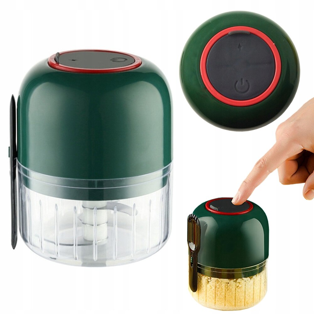 Mini tocator electric pentru legume si fructe, Zola®, plastic, 12x9 cm ...
