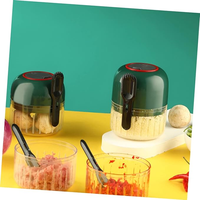 Mini tocator electric pentru legume si fructe, Zola®, plastic, 12x9 cm ...