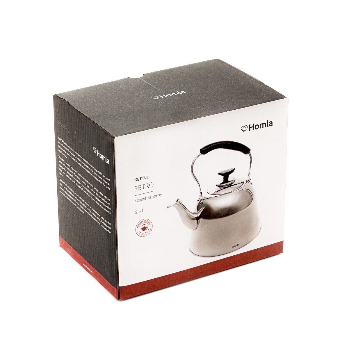 Ceainic rustic argint RETRO 2, 5 l HOMLA - eMAG.ro