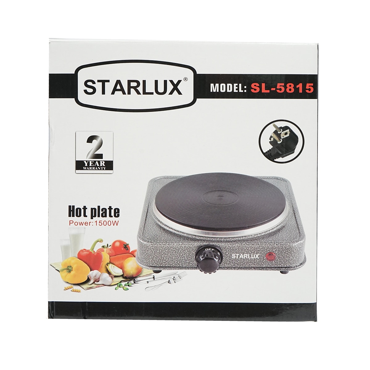 Plita electrica 220V, cu 1 ochi 1500W, 210x210x60mm - eMAG.ro