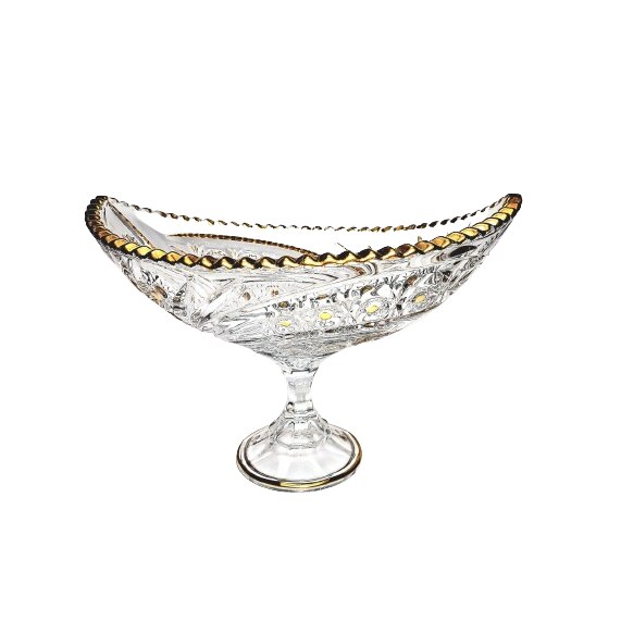 Set Cristal 4 buc. Fructiera, vaza, scrumiera, bomboniera - eMAG.ro