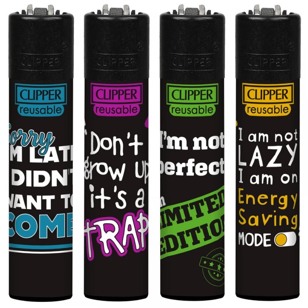 Set 4 brichete Clipper Funny Sayings - eMAG.ro