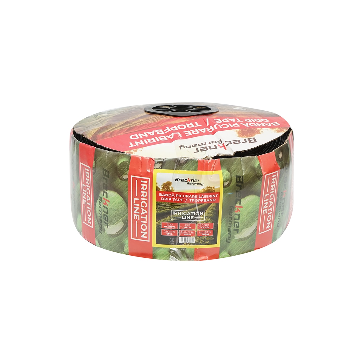 Banda irigare apa prin picurare labirint, rola 500M 1, 5L/H, D16mm. pas ...