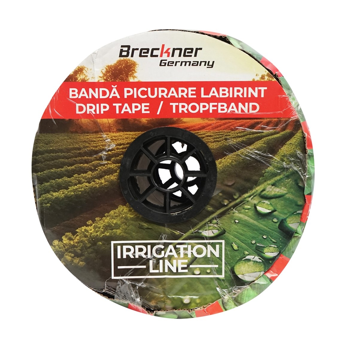 Banda irigare apa prin picurare labirint, rola 500M 1, 5L/H, D16mm. pas ...