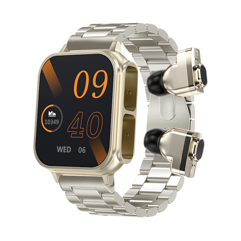 Ceas smartwatch ZEEVOS n22 cu casti bluetooth incorporate, NFC, apel ...