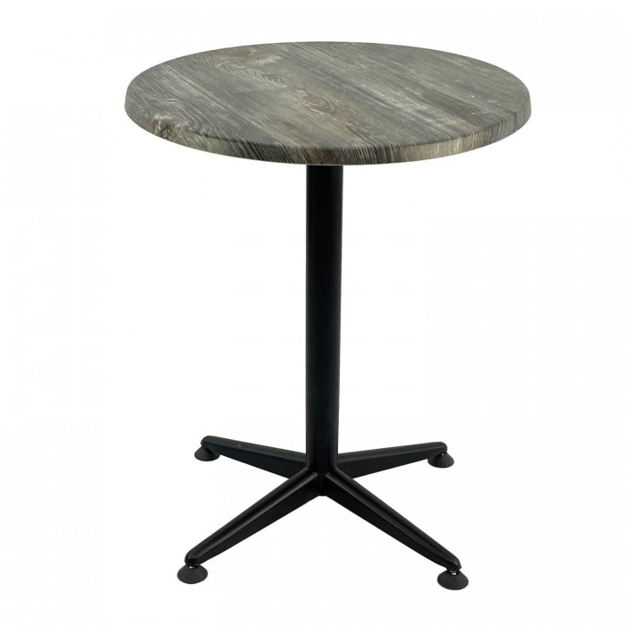 Masa bar, bistro rotunda 60cm Raki Olp Pine blat werzalit si picior ...