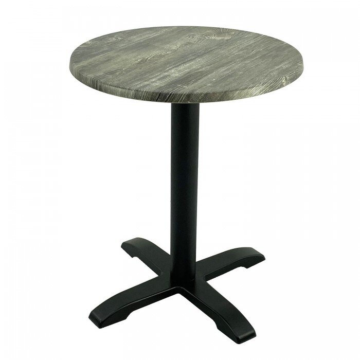 Masa bar, bistro rotunda 60cm Raki Olp Pine blat werzalit si baza ...