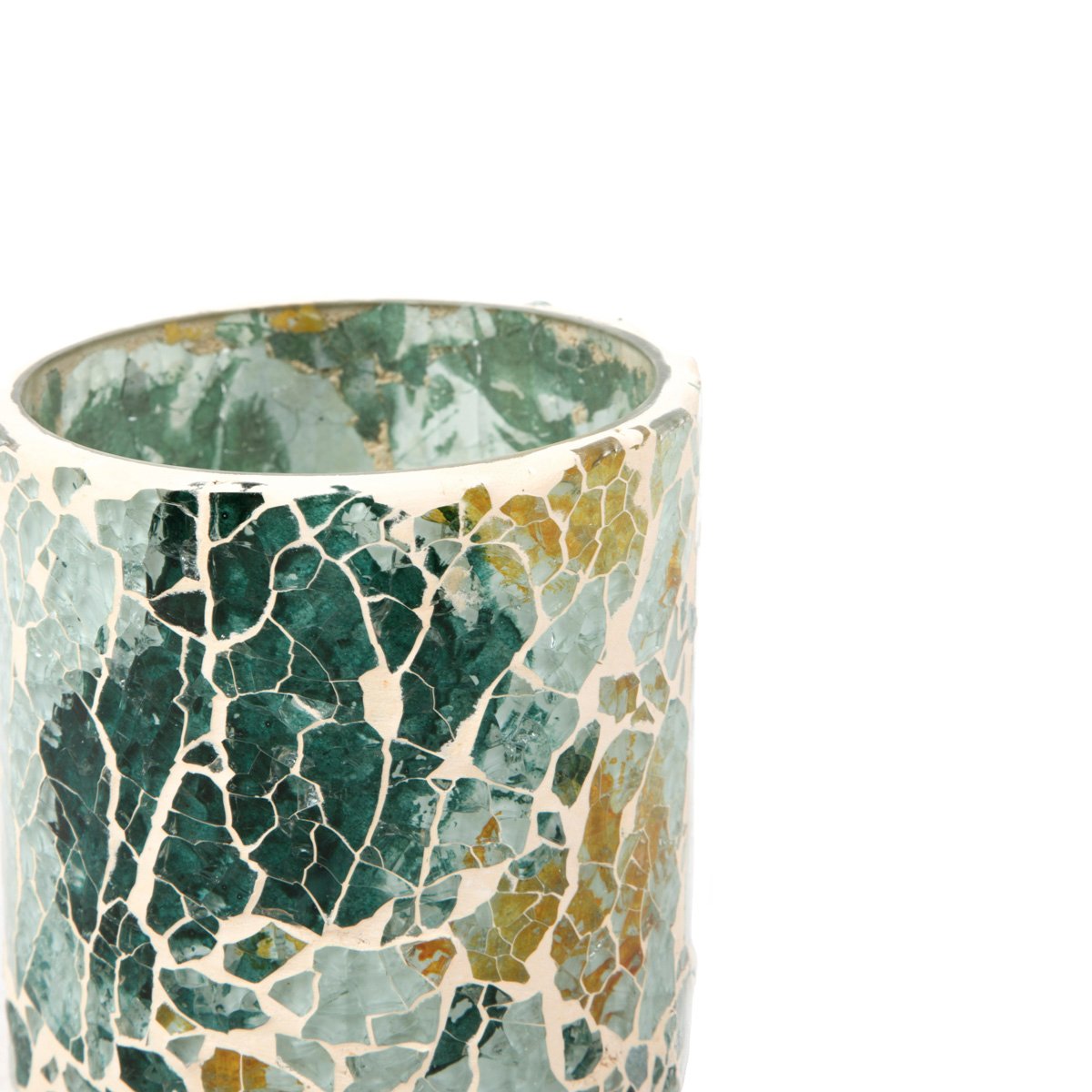 Felinar TESSELI mozaic verde 9x8 cm HOMLA - eMAG.ro