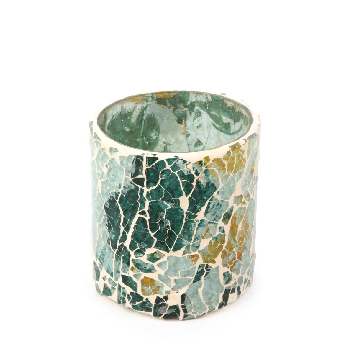 Felinar TESSELI mozaic verde 9x8 cm HOMLA - eMAG.ro