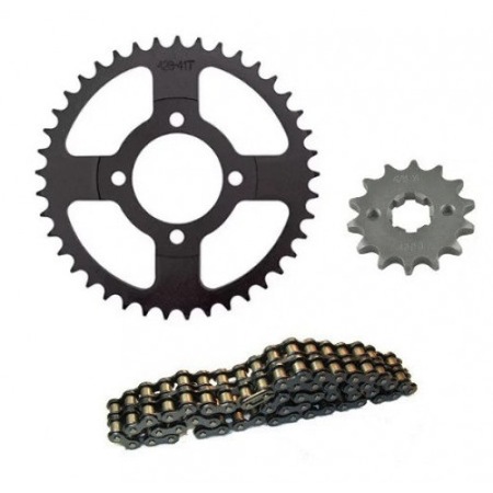 Kit Pinioane Moped / Atv 110cc 428 Cu Lant PTC - eMAG.ro