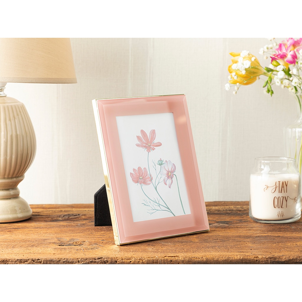 Rama foto, English Home, Tina, 10x15 cm, metal, roz - eMAG.ro