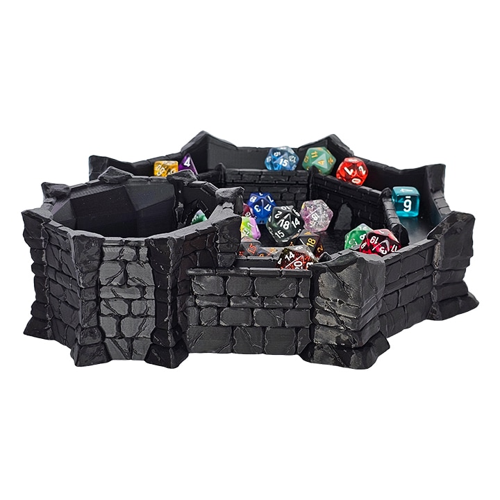 Dice Tower, D&D Dice Tower, Fighting Arena, черен - eMAG.bg