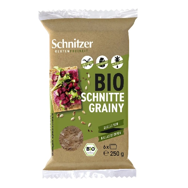Paine cu Seminte Bio Felii Fara Gluten, Schnitzer, 250g - eMAG.ro
