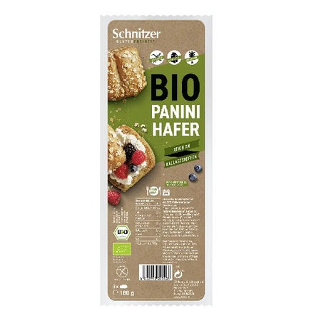Panini din Ovaz Bio Fara Gluten, Schnitzer, 3 buc 180g - eMAG.ro
