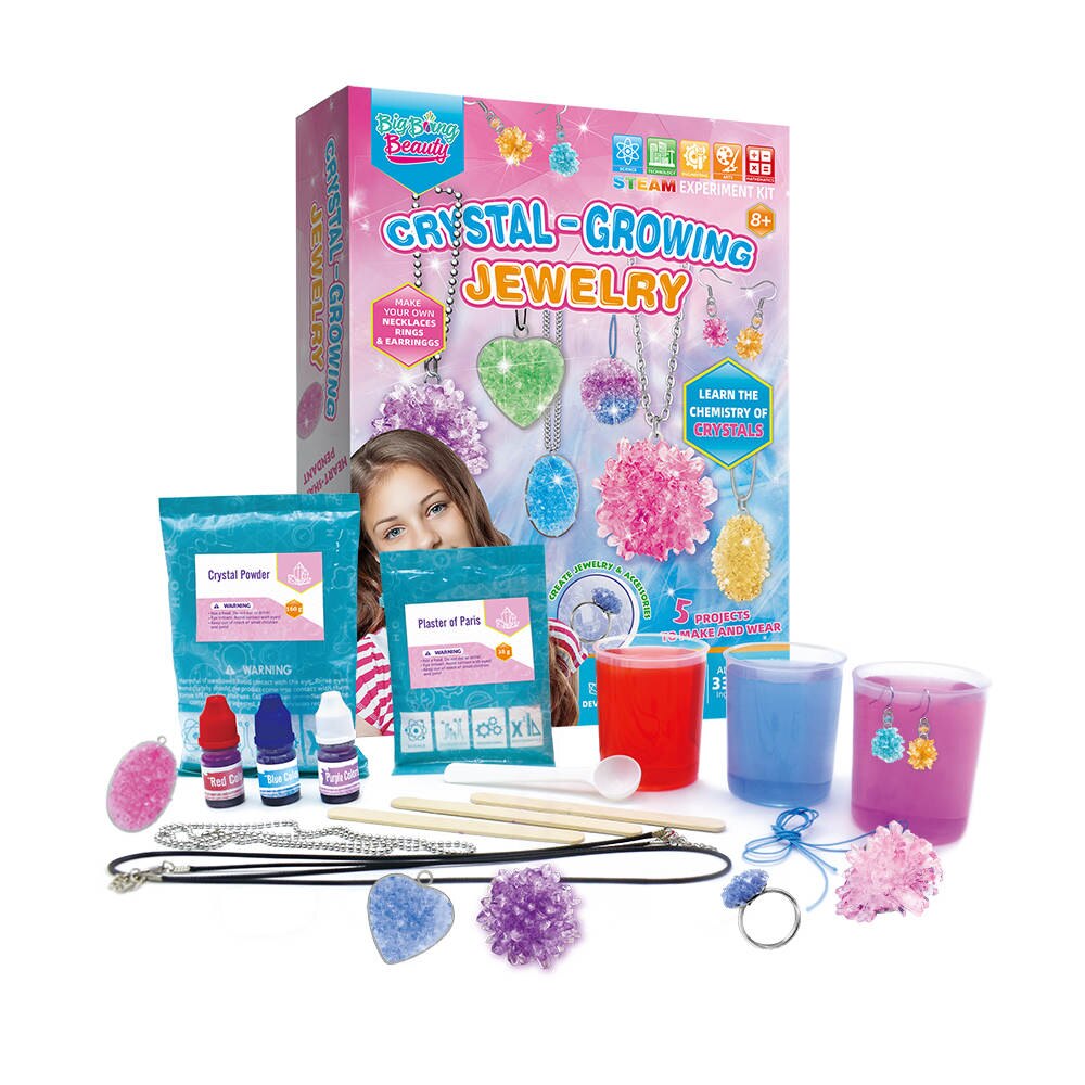 Kit de experimente STEM pentru copii, DIY, Invata chimia cristalelor ...