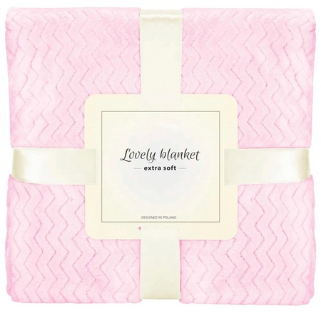 Patura pufoasa pentru 1 persoana, 2 fete, model in relief, 70x160cm ...