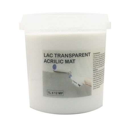 Lac Acrilic Transparent Mat, Abw, 1 Litru - eMAG.ro