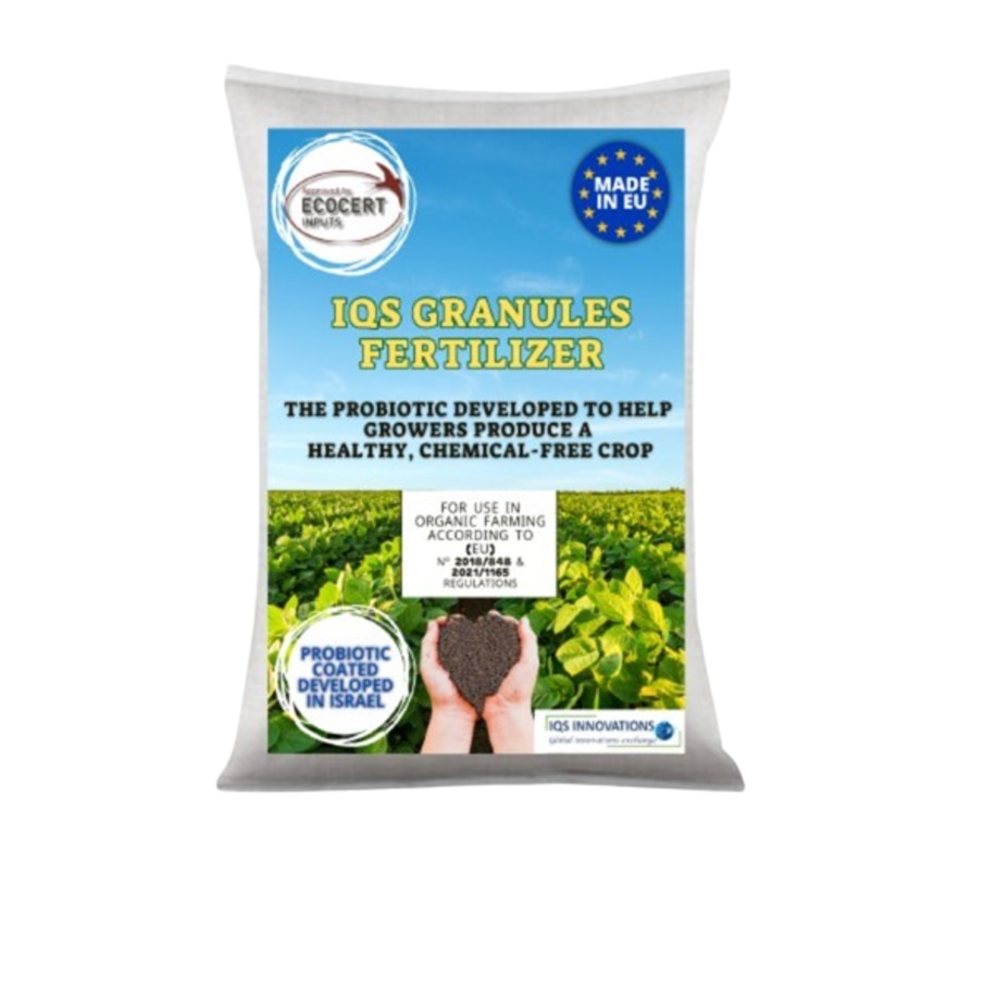 Fertilizator organic IQS - granulat glazurat cu probiotice, 5kg ...