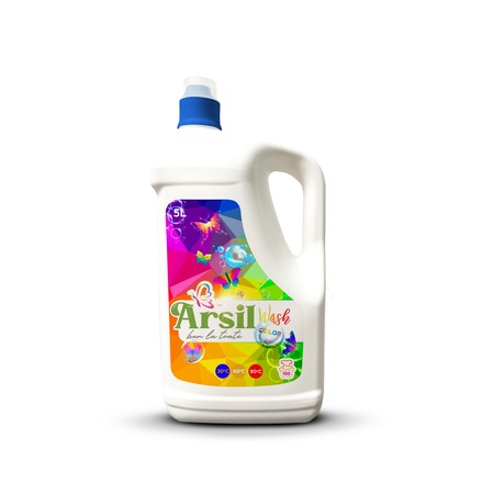 Течен перилен препарат, Arsil Wash, Color, Activ Fresh, 100 пранета, 5 ...