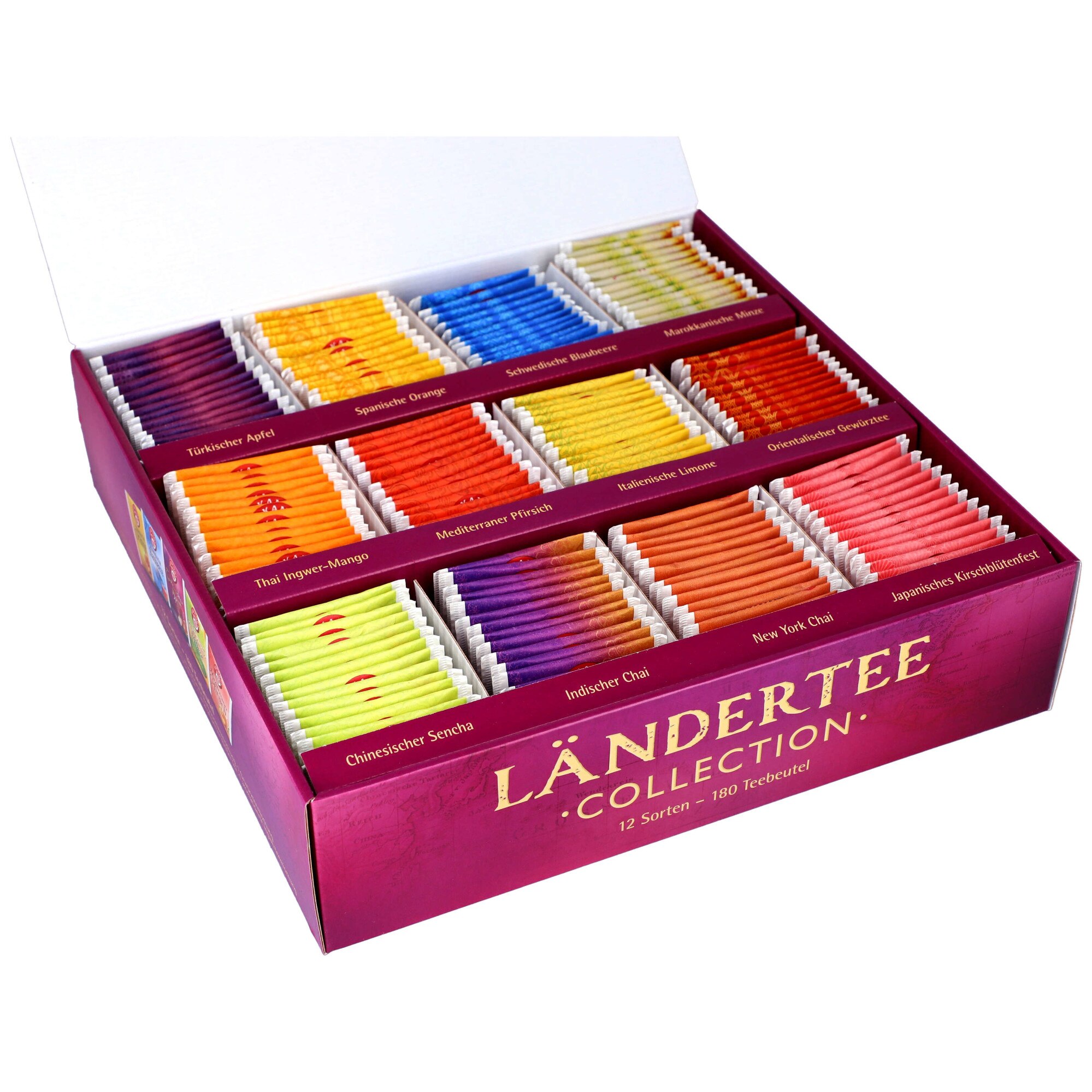 Set de ceai, Teekanne Flavour Mix, 12 arome, 180 pliculete - eMAG.ro