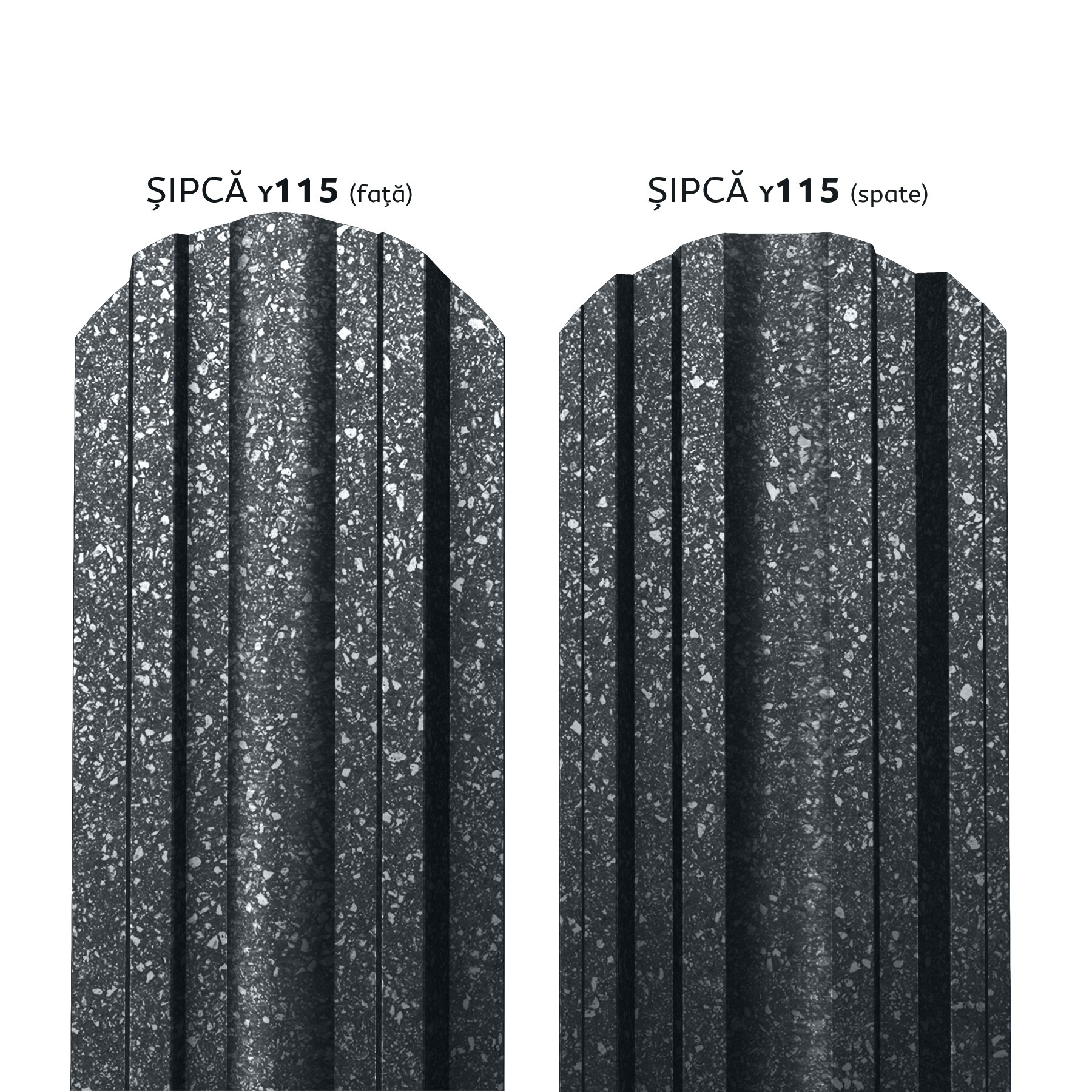Sipca metalica pentru gard y115-cap rotund, Caretta, Briliant Duo ...