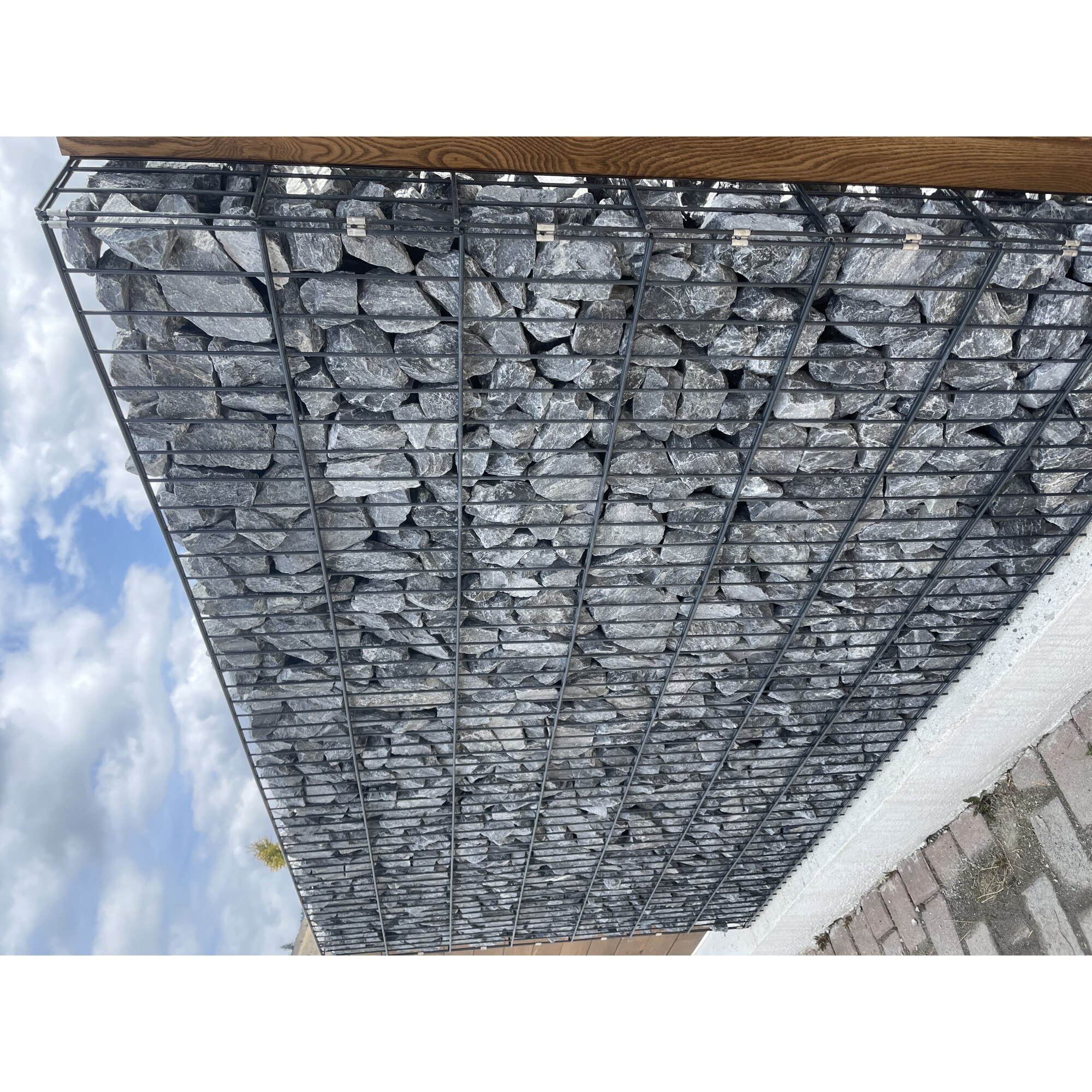 Gard gabion din panou drept 6-5-6, Carcasa Metalica, Antracit ...